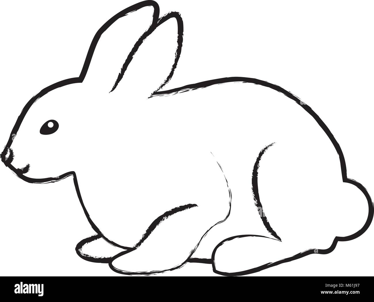rabbit animal icon Stock Vector Image & Art - Alamy