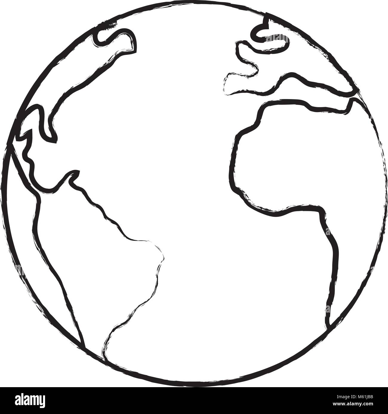 Water earth planet satellite Stock Vector Images - Alamy