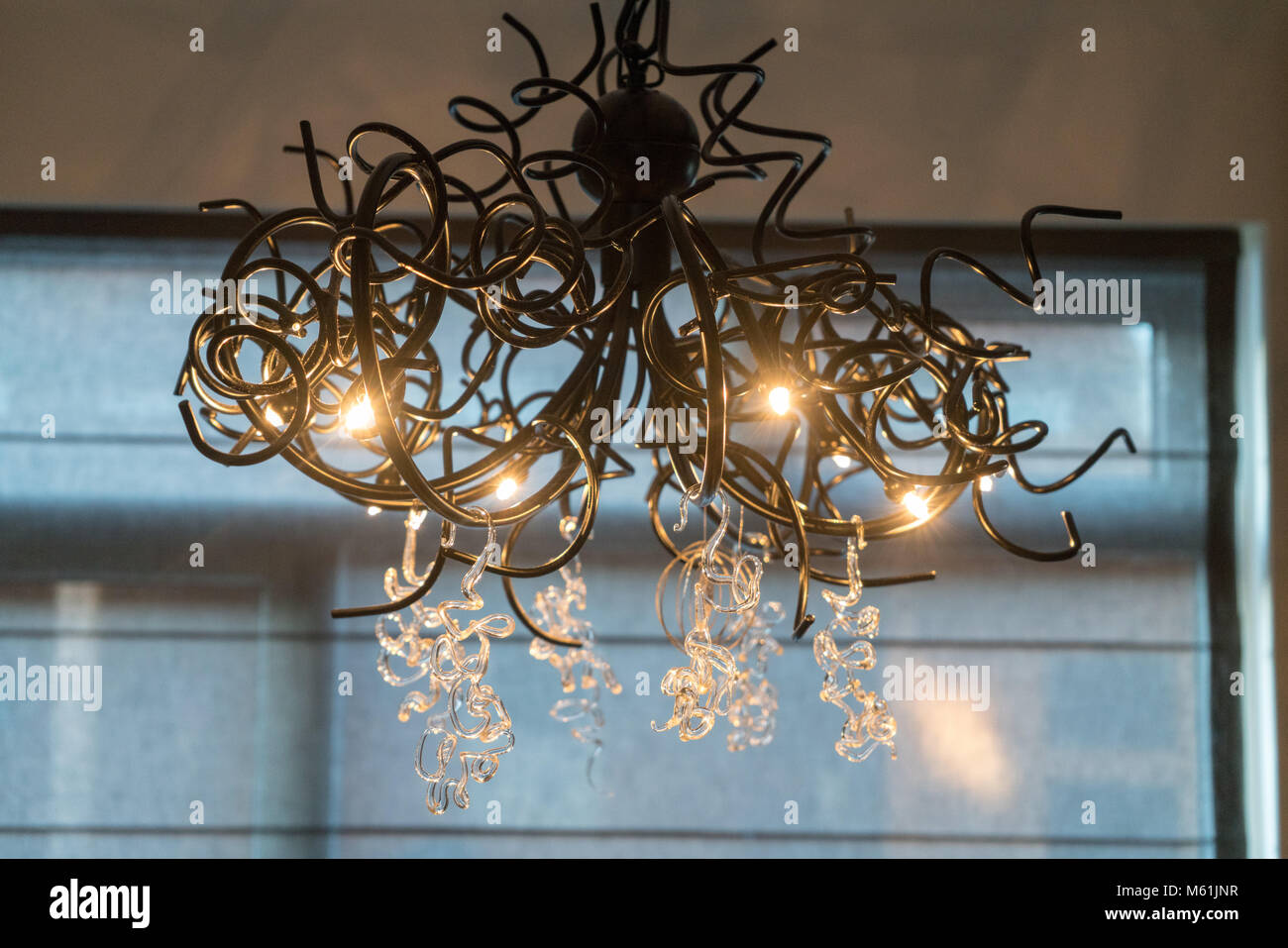 Artistic hanging lamp Stock Photo - Alamy