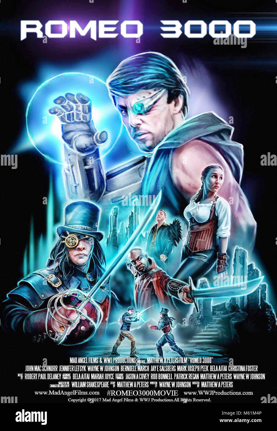 ROMEO 3000, US poster, clockwise from top: John Mac Schnurr, Jennifer ...