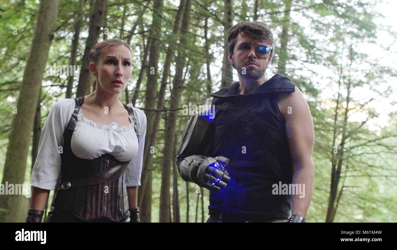 ROMEO 3000, from left: Jennifer Lefsyk as Juliet, John Mac Schnurr, as ...