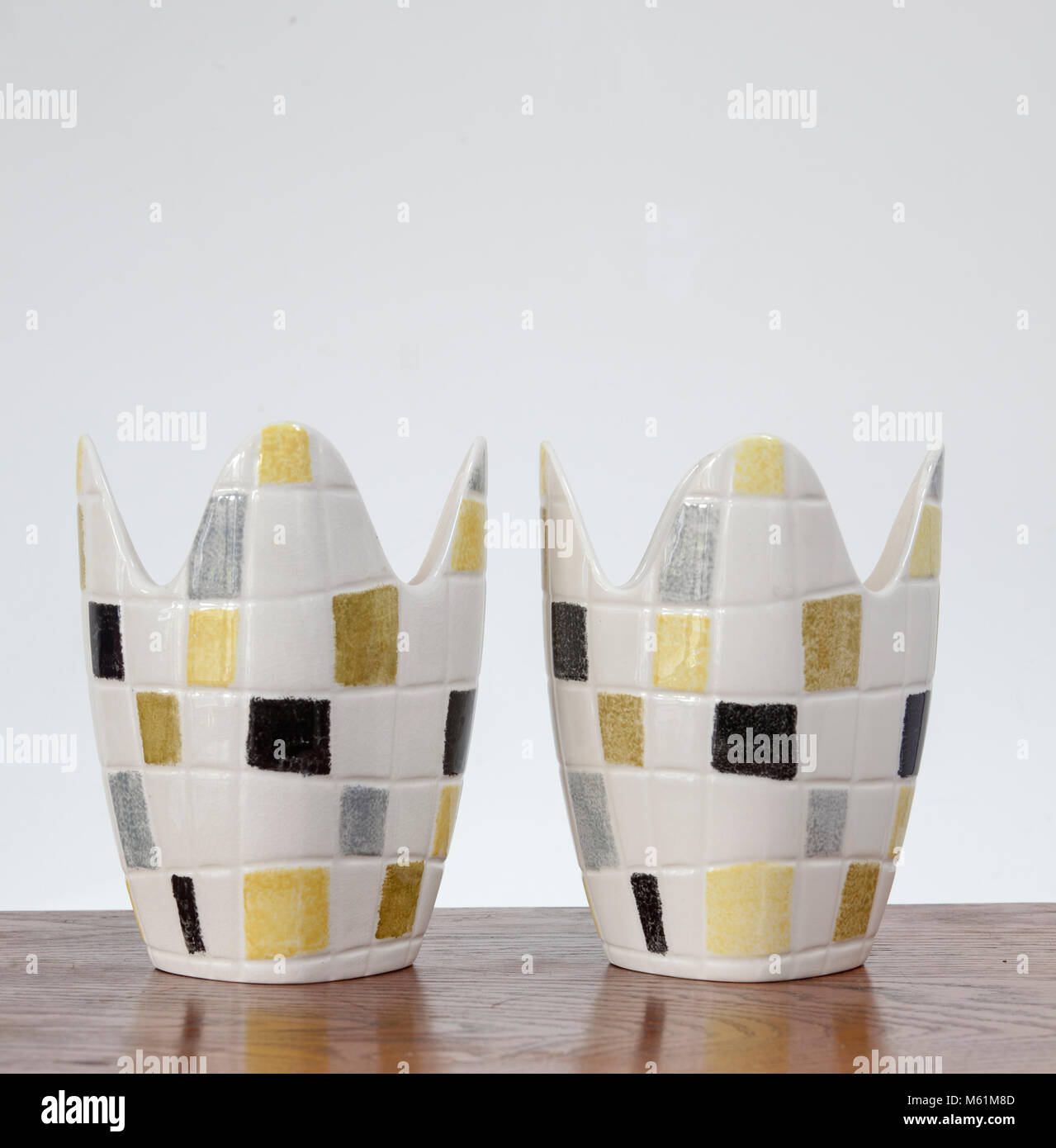 Vintage Mozaic Flower Vase designed by Jessie Tait for Midwinter ...