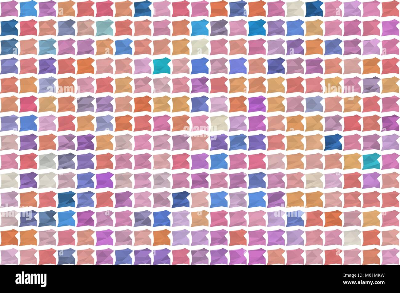 Shape of triangle strip, abstract background pattern. Style of mosaic ...