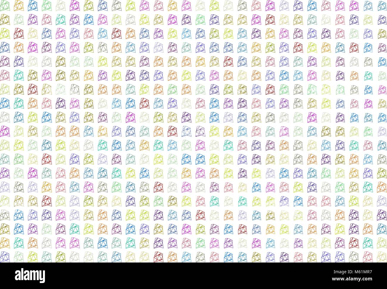 Color abstract triangle strip pattern generative art background. Style ...