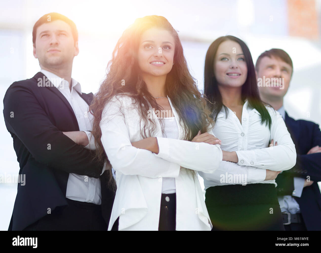 concept of partnership.group of business people Stock Photo - Alamy