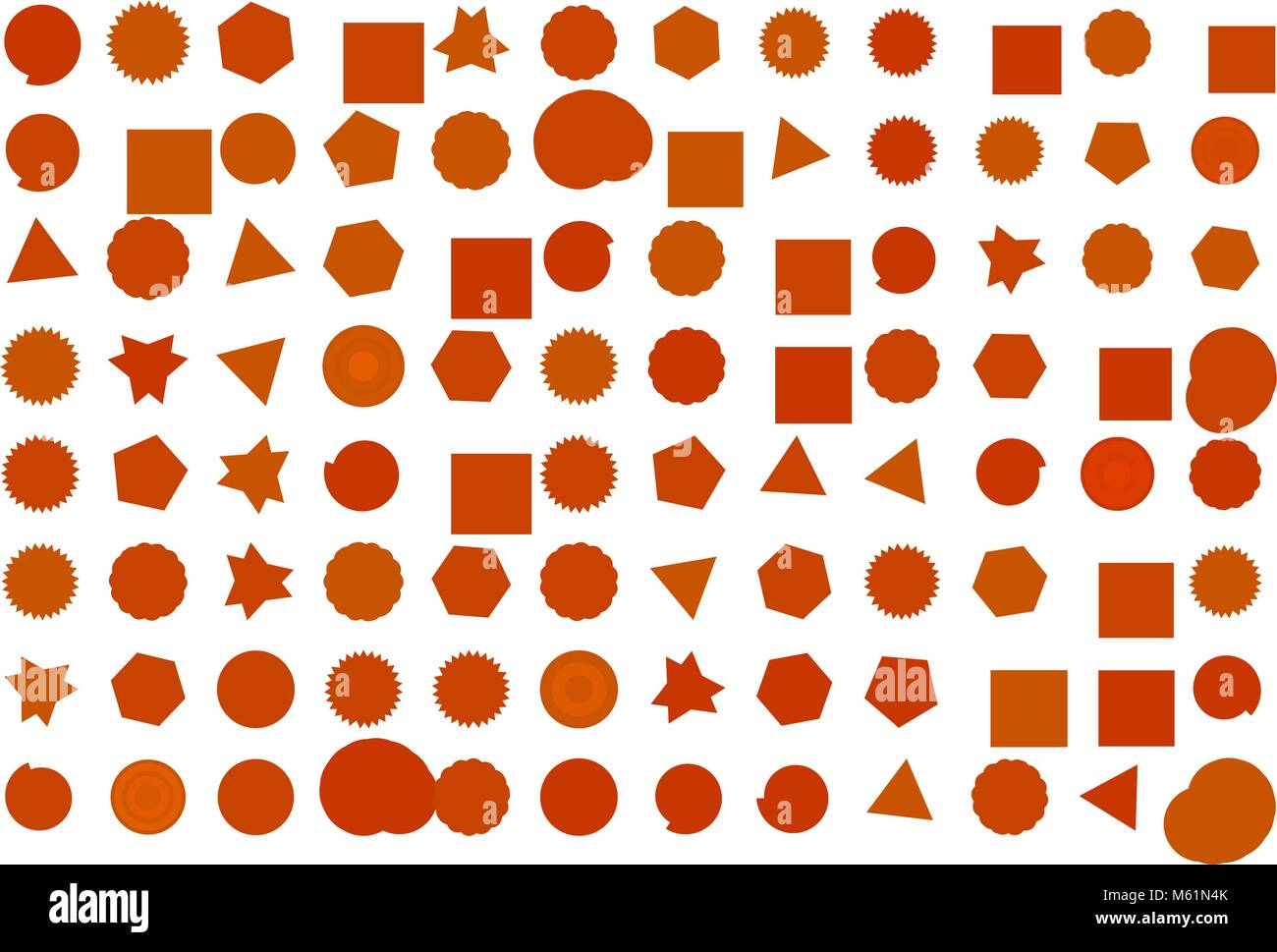 Shape Of Mixed Abstract Background Pattern Style Of Mosaic Or Tile Vector Illustration