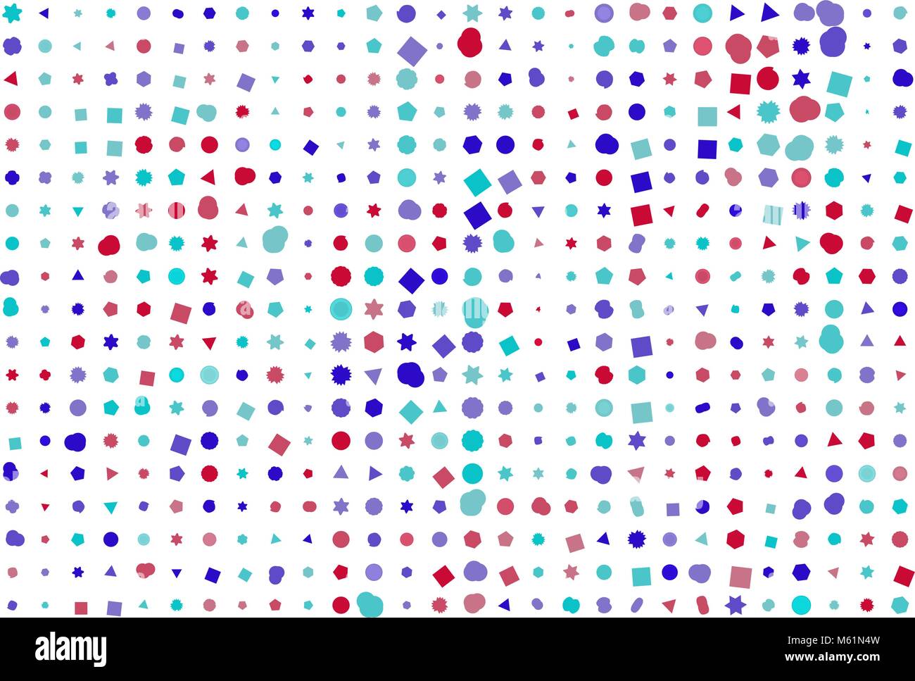 Shape Of Mixed Abstract Background Pattern Style Of Mosaic Or Tile Vector Illustration