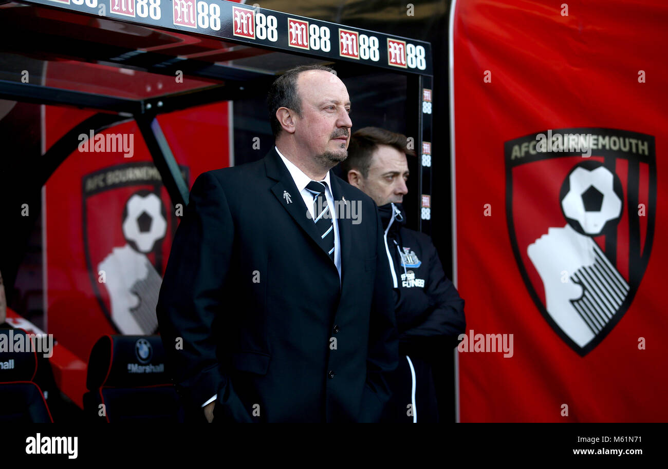 Newcastle United manager Rafael Benitez Stock Photo - Alamy Newcastle United manager Rafael Benitez Stock Photo - Alamy