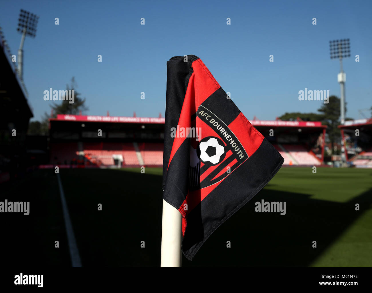 A Bournemouth corner flag Stock Photo - Alamy