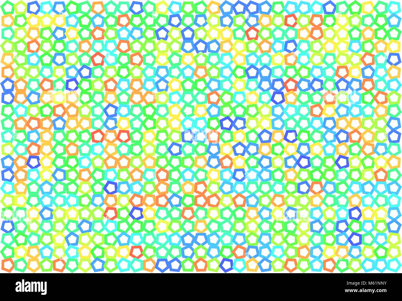 Shape of pentagon, abstract background pattern. Style of mosaic or tile ...