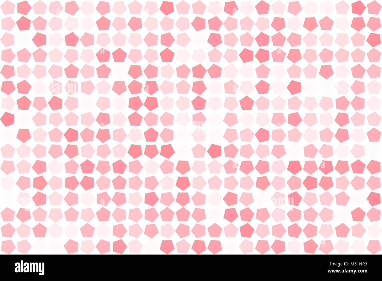 Shape of pentagon, abstract background pattern. Style of mosaic or tile ...