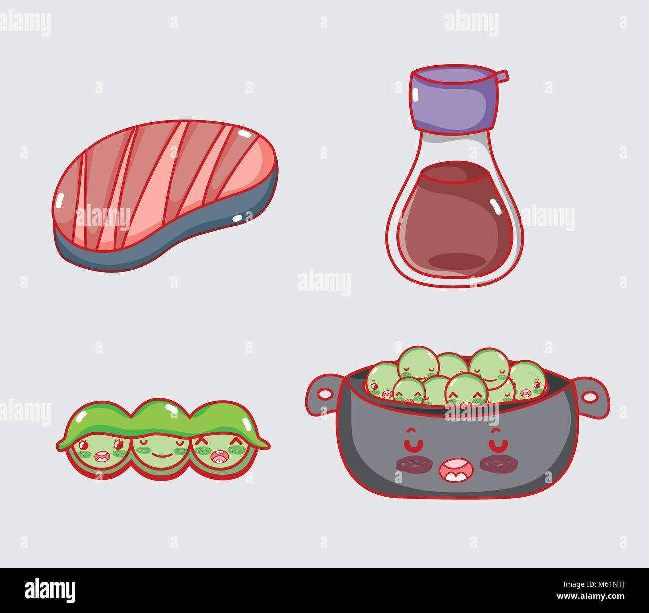 Soy sauce with fish Stock Vector Images - Alamy
