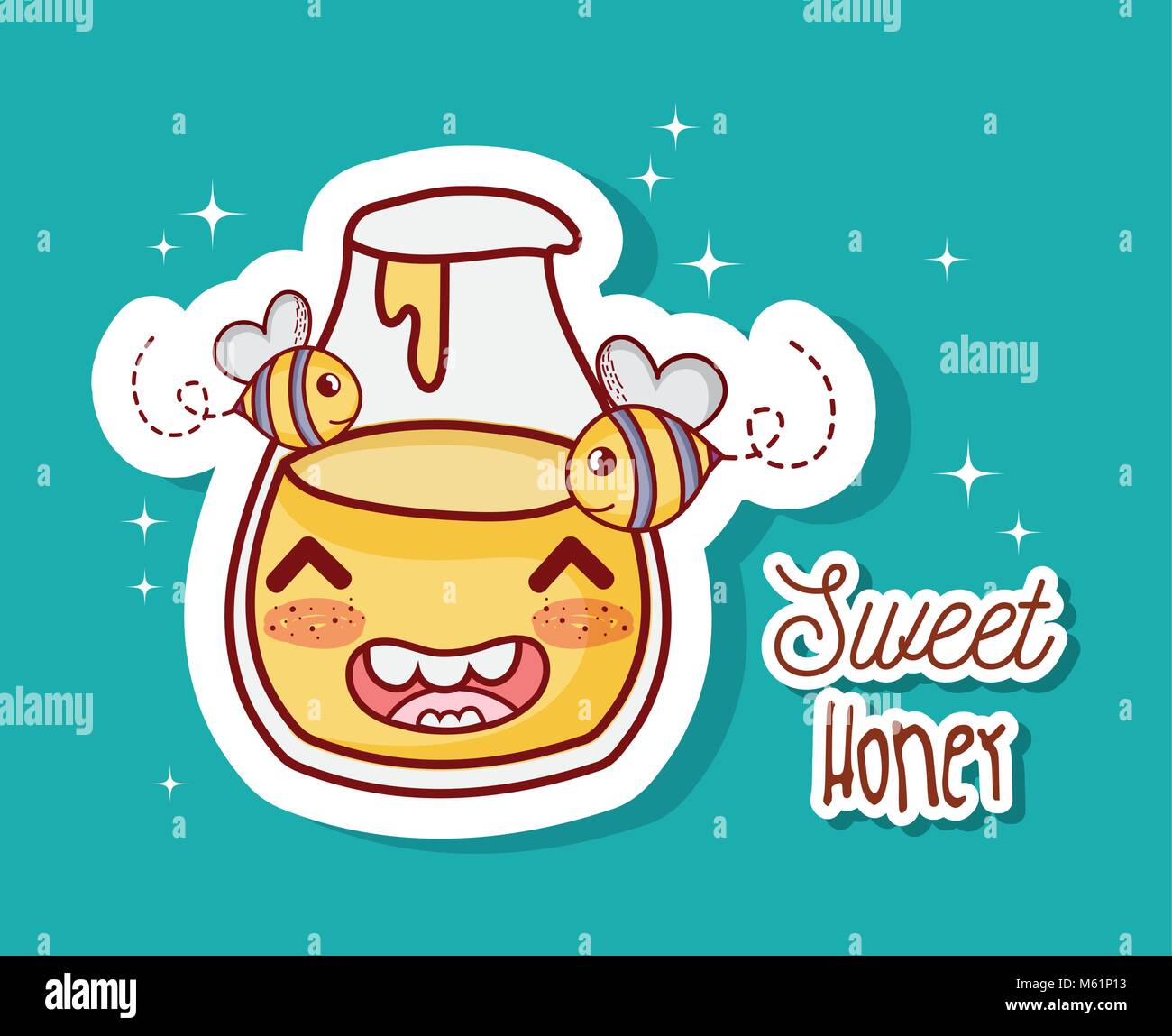 Cartoon Honey Jar High Resolution Stock Photography and Images - Alamy
