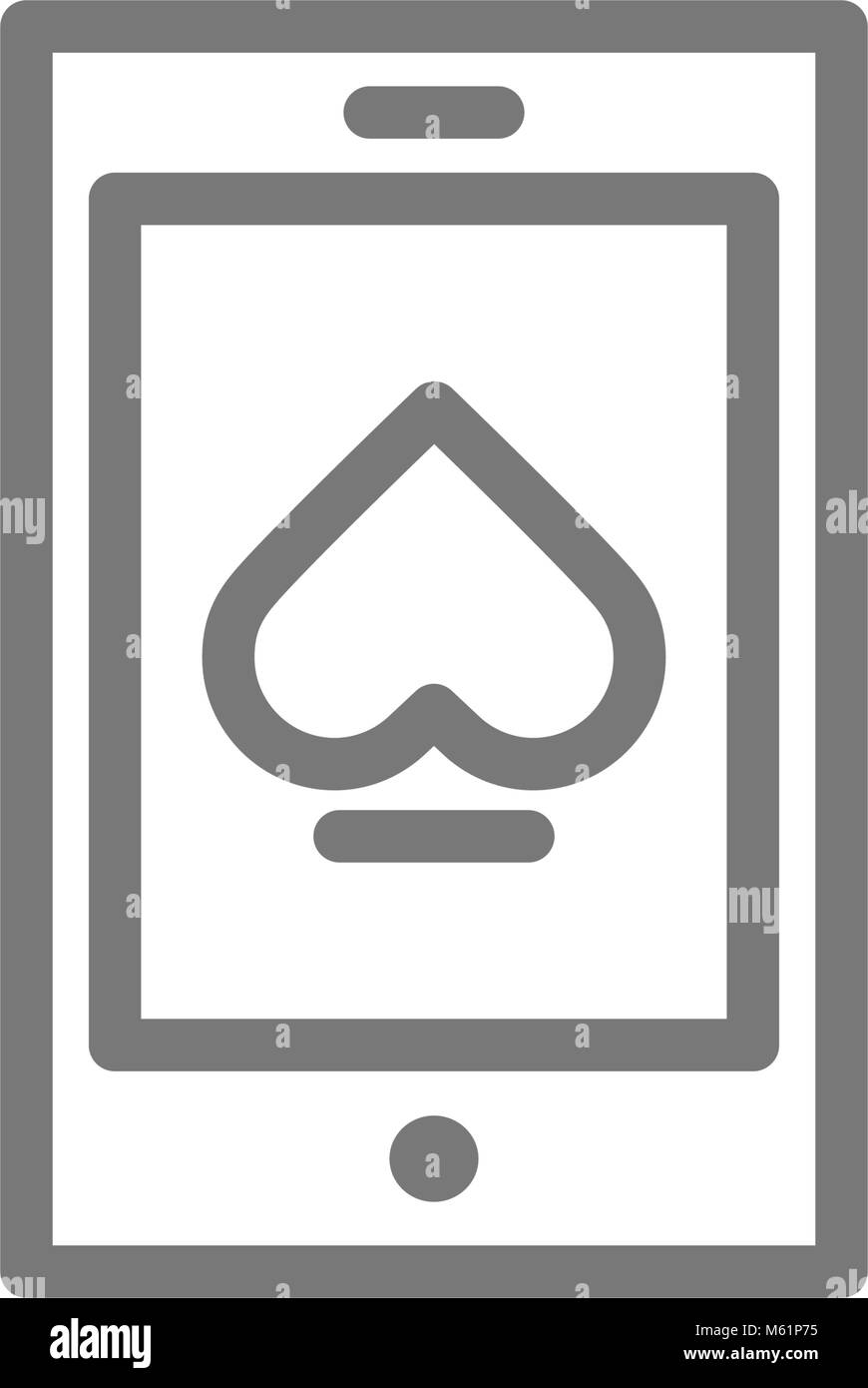 Online gambling addiction Stock Vector Images - Alamy