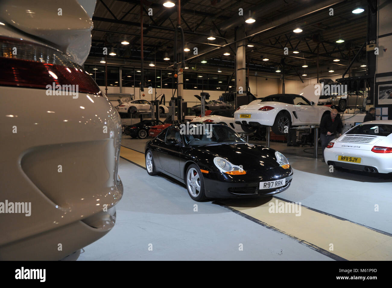 1997 Porsche 996 shape 911 German rear engine sports car Stock Photo ...