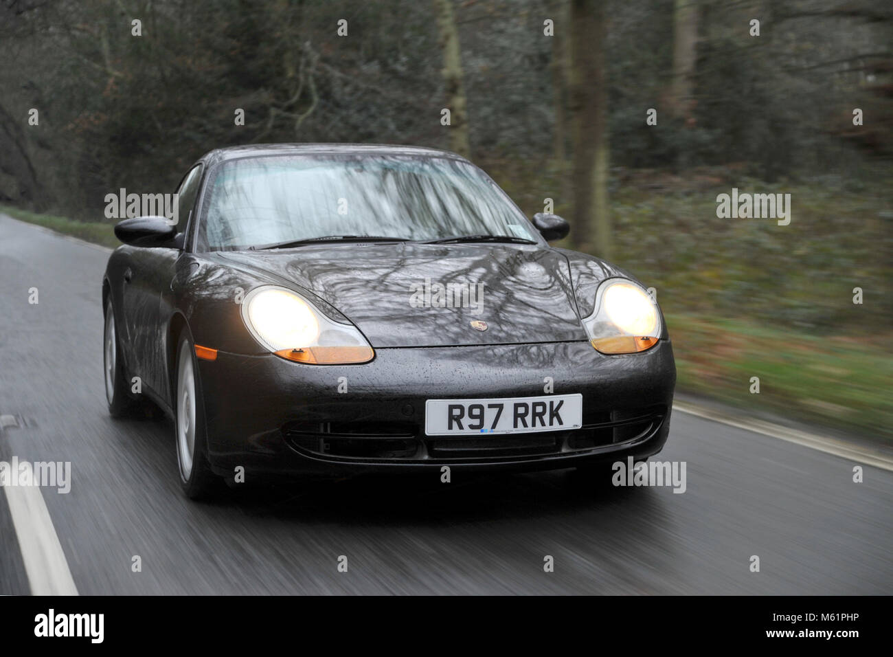 1997 Porsche 996 shape 911 German rear engine sports car Stock Photo ...