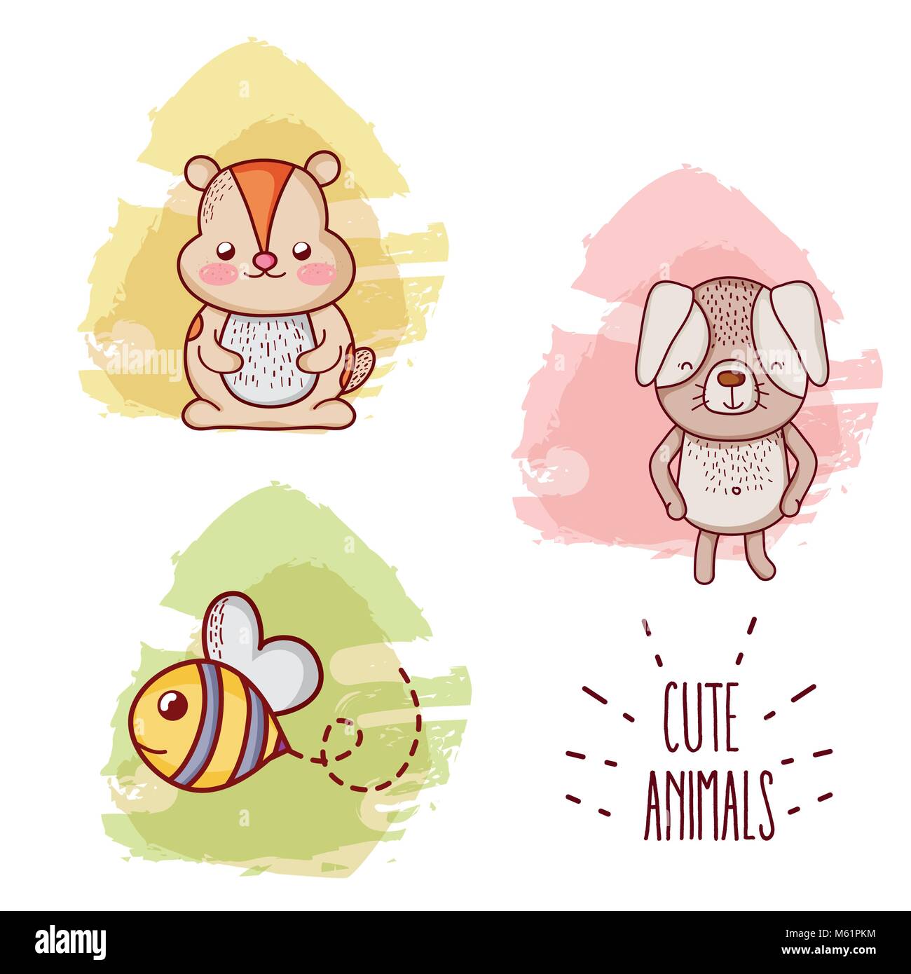 Cute animals cartoons Stock Vector Image & Art - Alamy