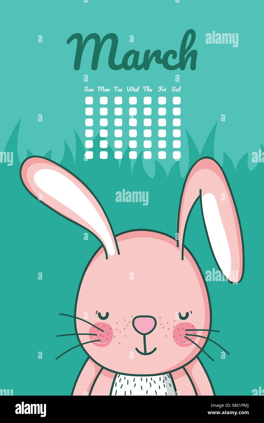 Cute animal rabbit cartoon Stock Vector Image & Art - Alamy