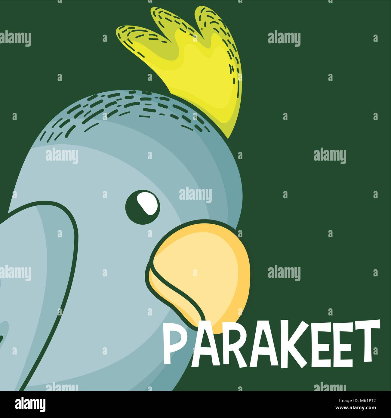 Cute parakeet cartoon Stock Vector Image & Art - Alamy