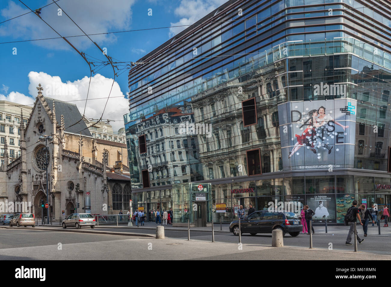 cityscape Lyon, France Stock Photo - Alamy
