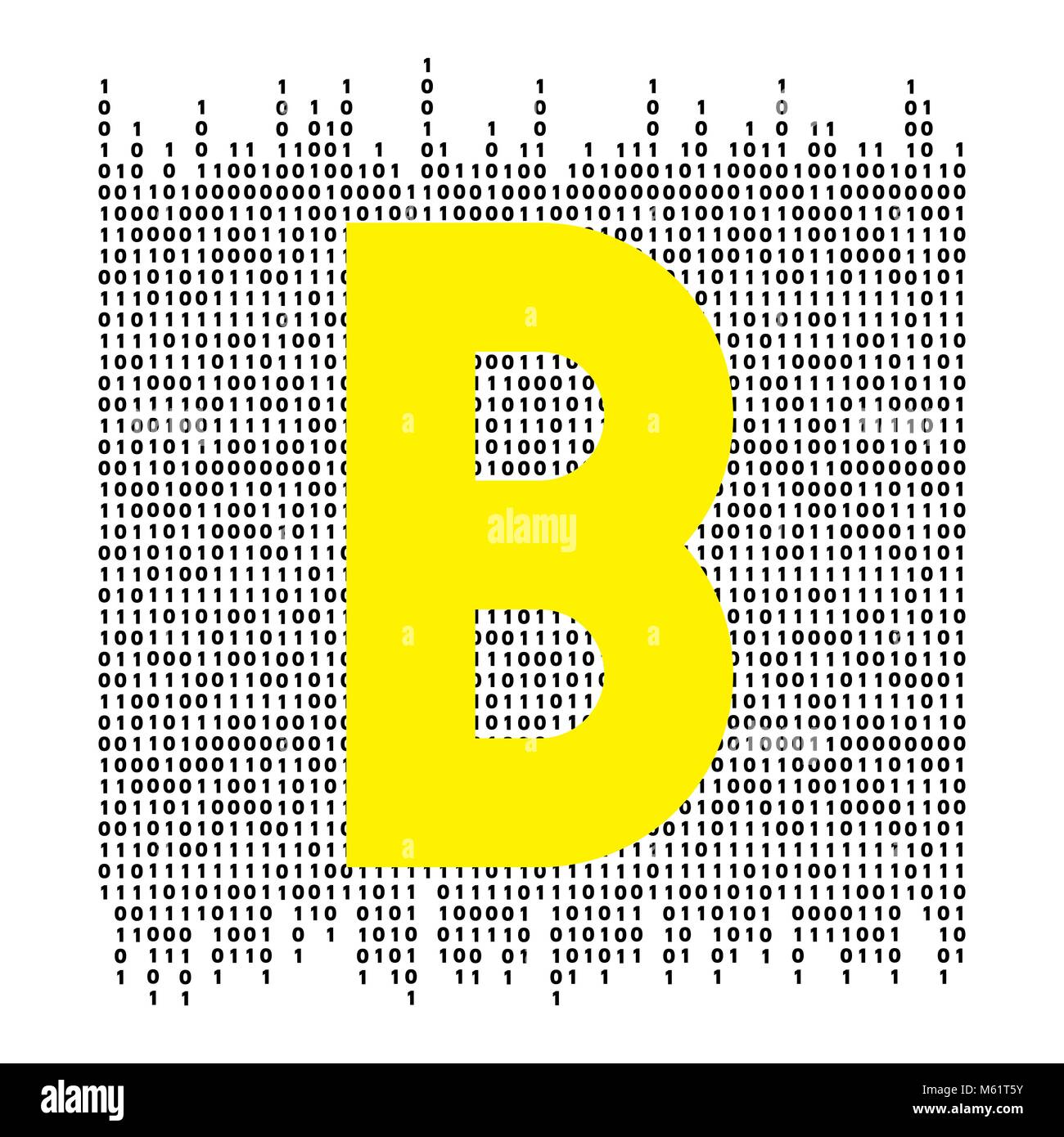 Vector abstract Illustration concept of bitcoin technology, Digital ...