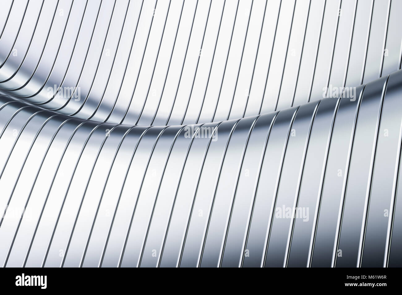 Abstract metallic wave background, 3D rendering Stock Photo - Alamy