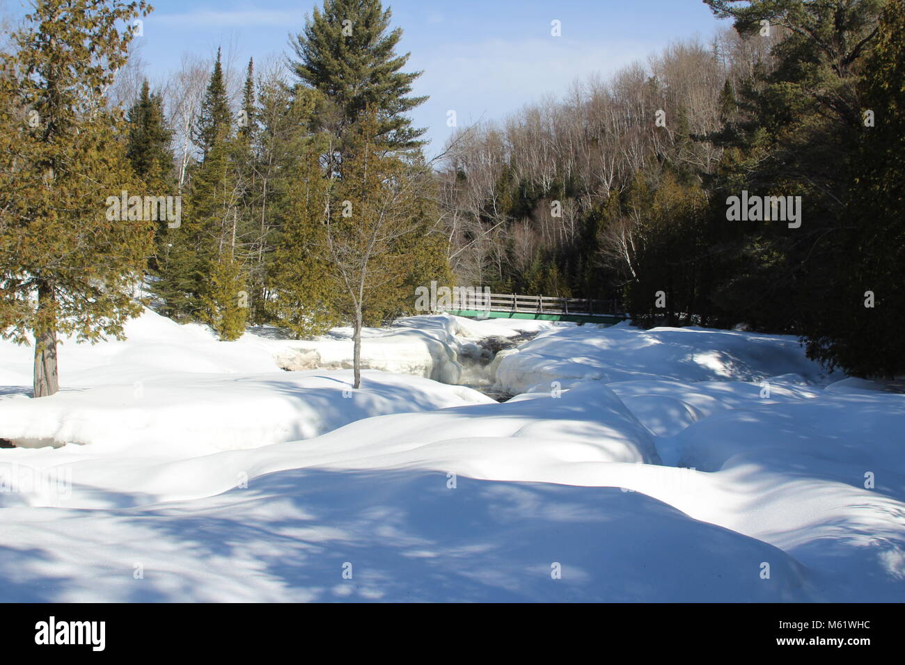 Doncaster river cascades Stock Photo - Alamy