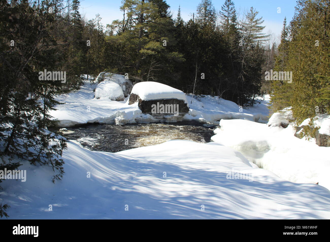 Doncaster river cascades Stock Photo - Alamy