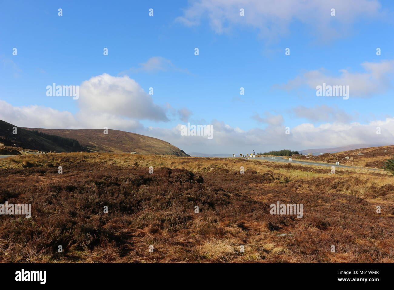 Wicklow mountains in Ireland during the winter season Stock Photo - Alamy