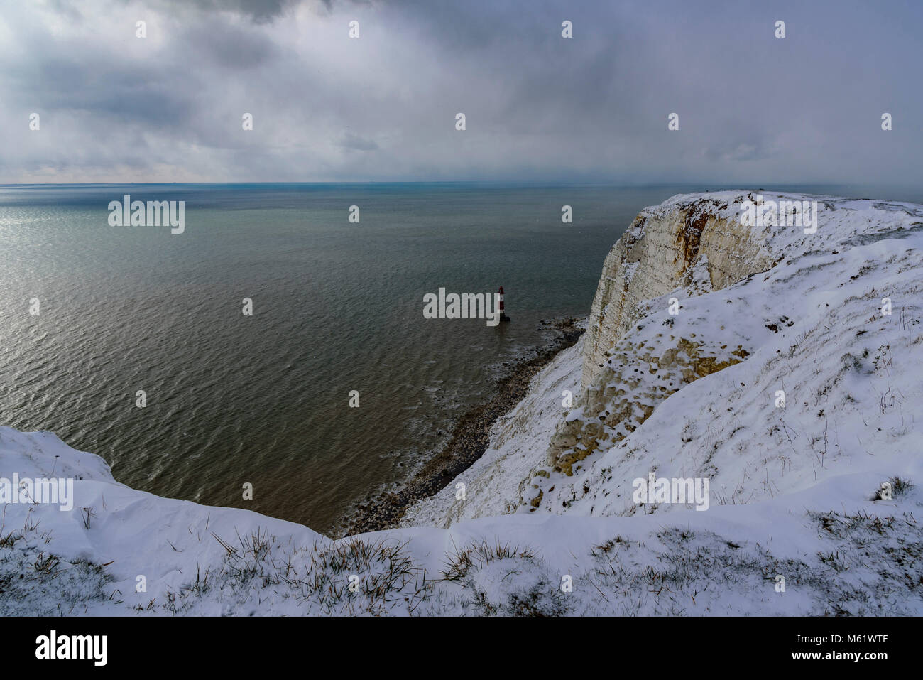 Beachy head snow hi-res stock photography and images - Alamy