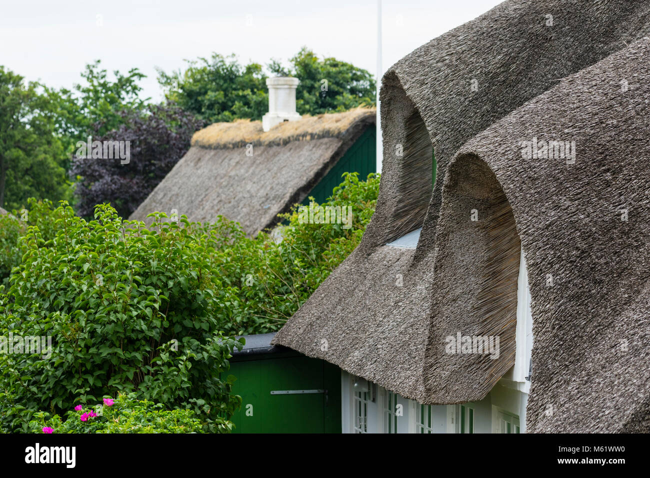 Denmark roof summer house hi-res stock photography and images - Alamy