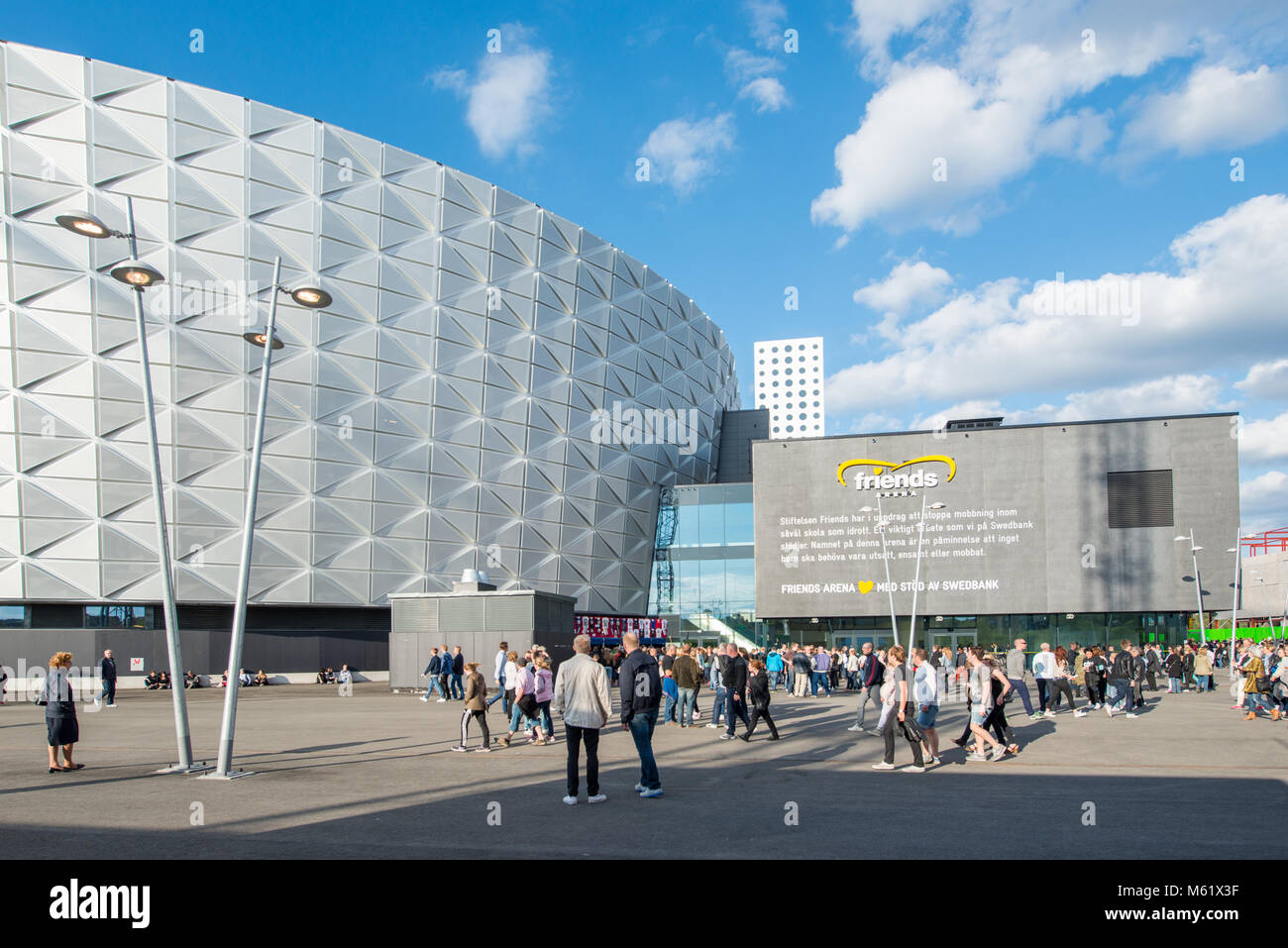 Friends Arena (Strawberry Arena) in Stockholm seating 50.000 is the ...