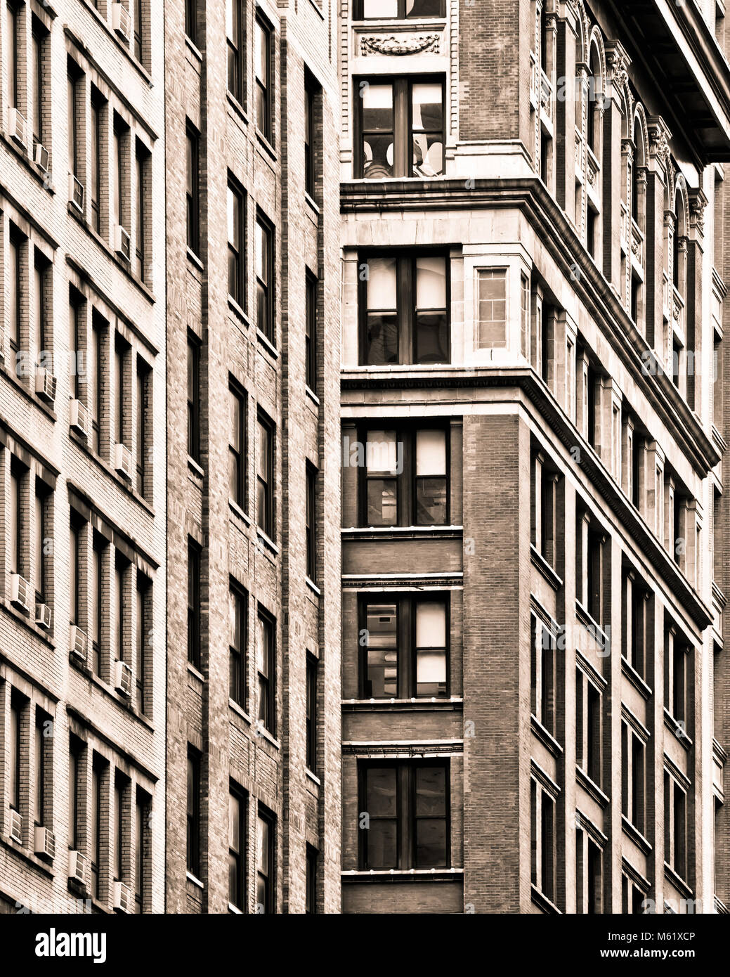 Cityscape retro toned image of vintage building facades Stock Photo - Alamy