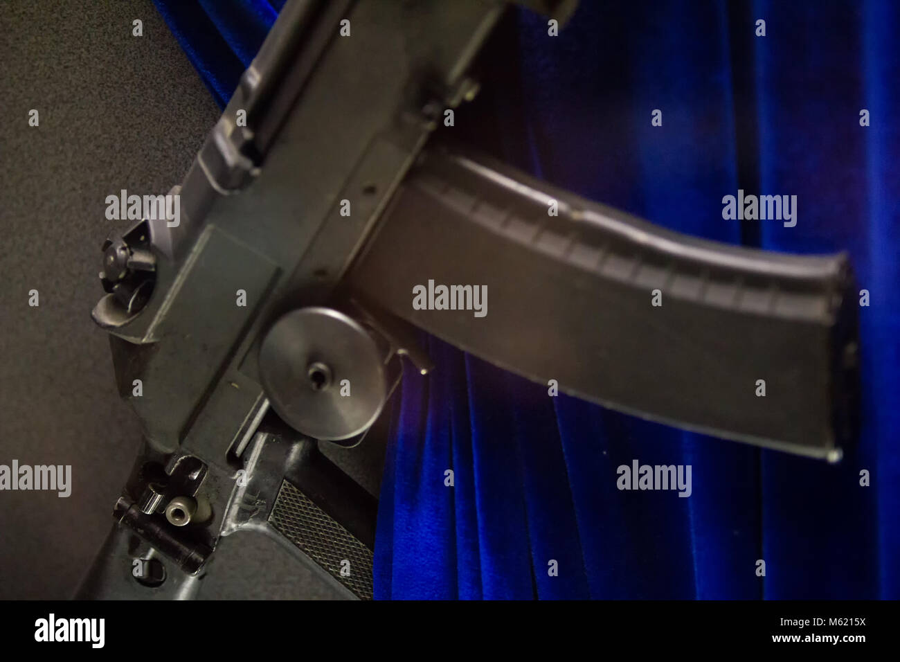 Soviet weapon - Russian assault rifles - close up view Stock Photo - Alamy