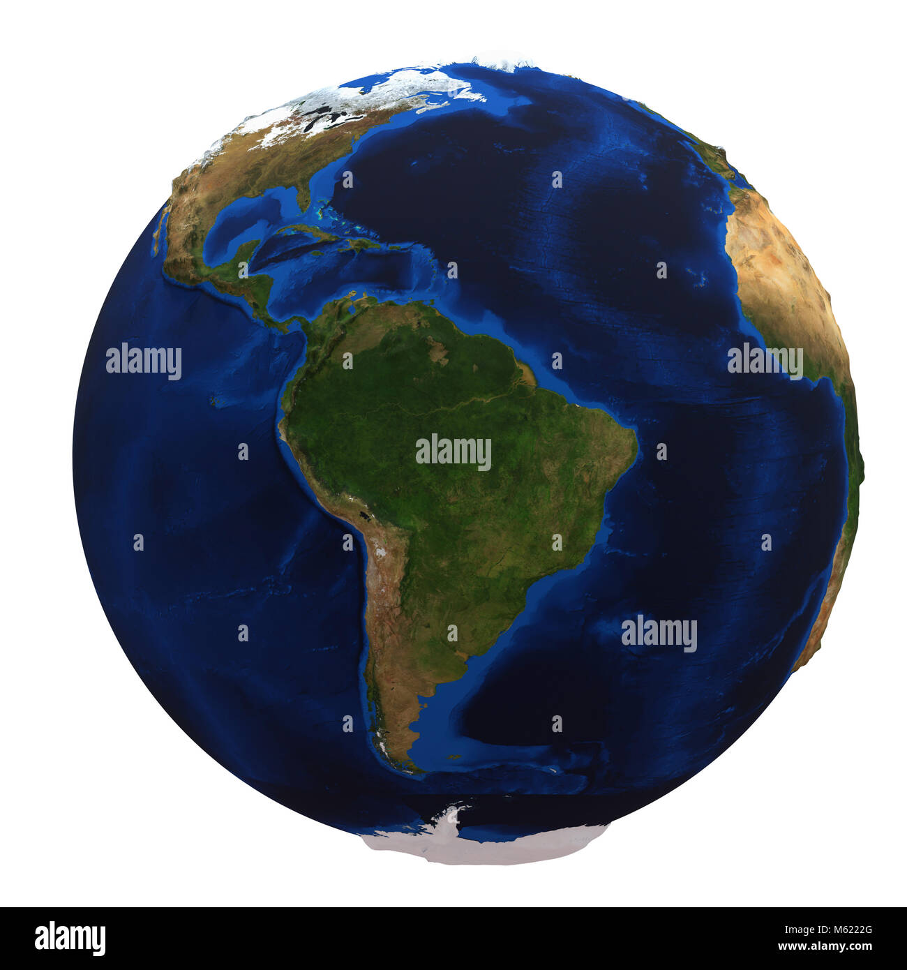 Earth globe isolated on white background Stock Photo - Alamy
