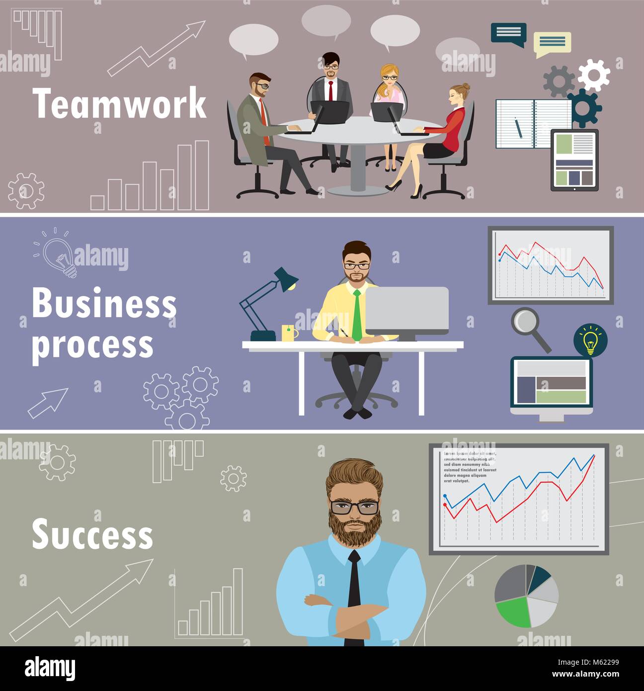 Workteam Stock Vector Images - Alamy