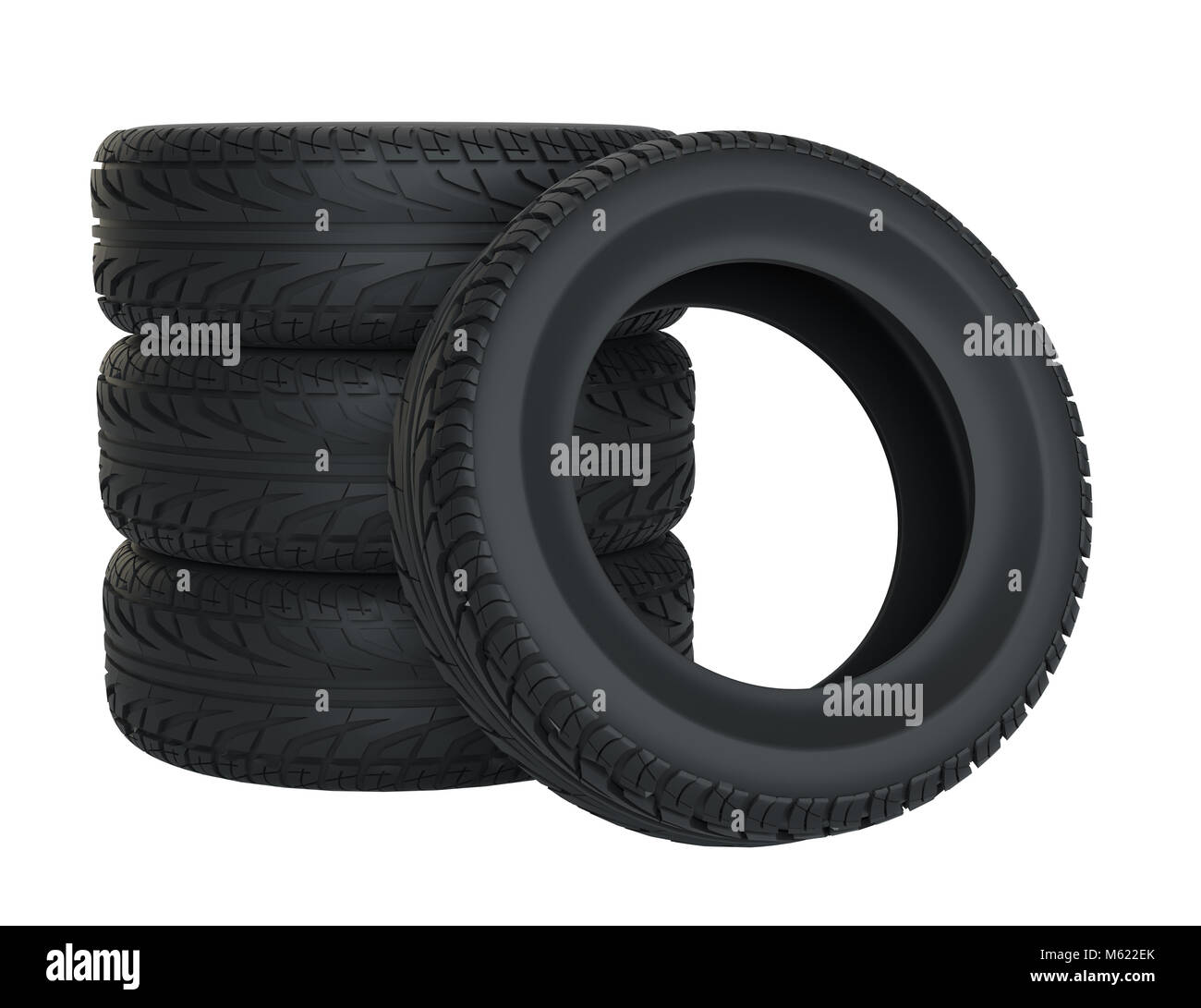 Car tires isolated on white Stock Photo - Alamy