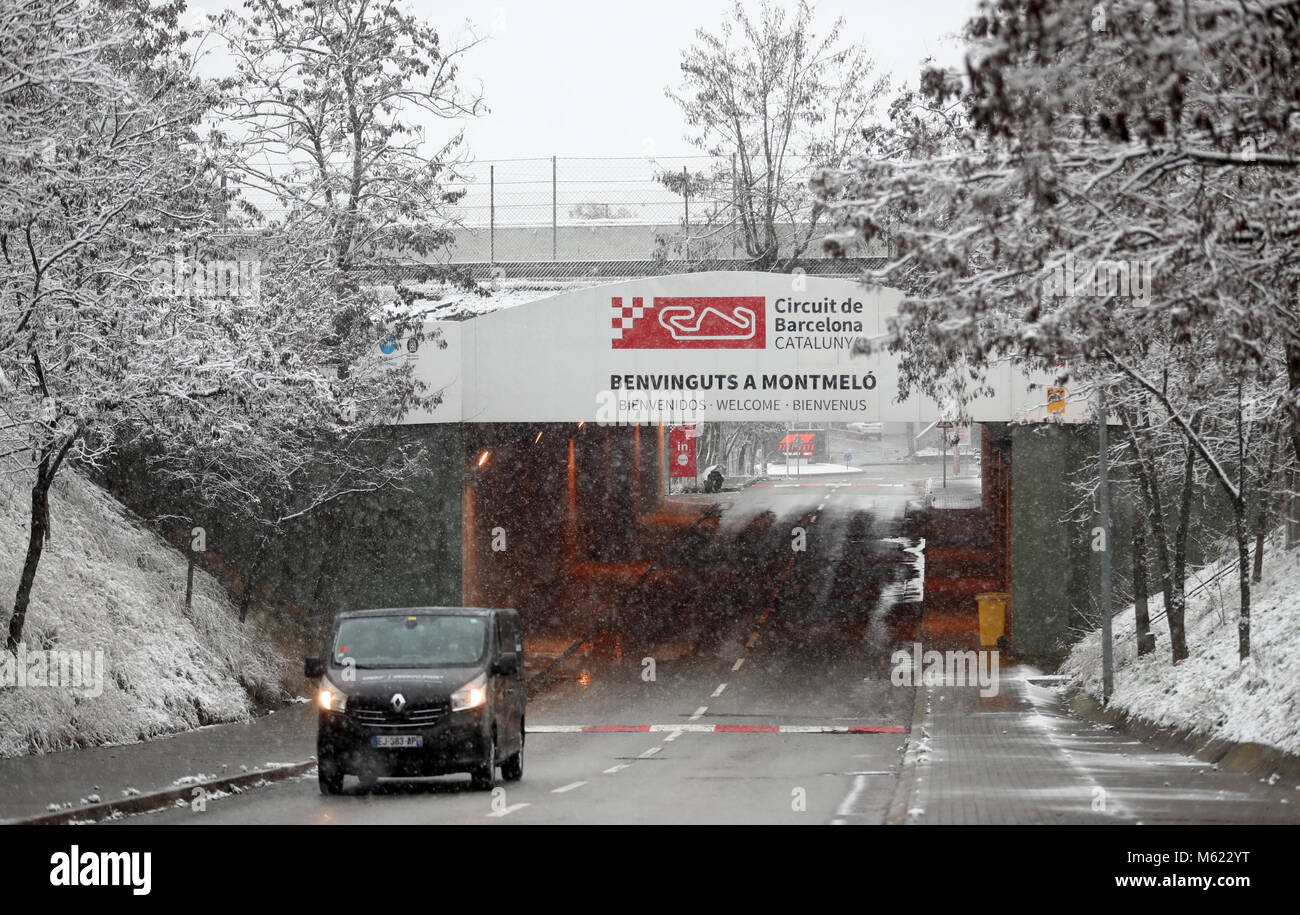 Barcelona f1 snow hi-res stock photography and images - Alamy