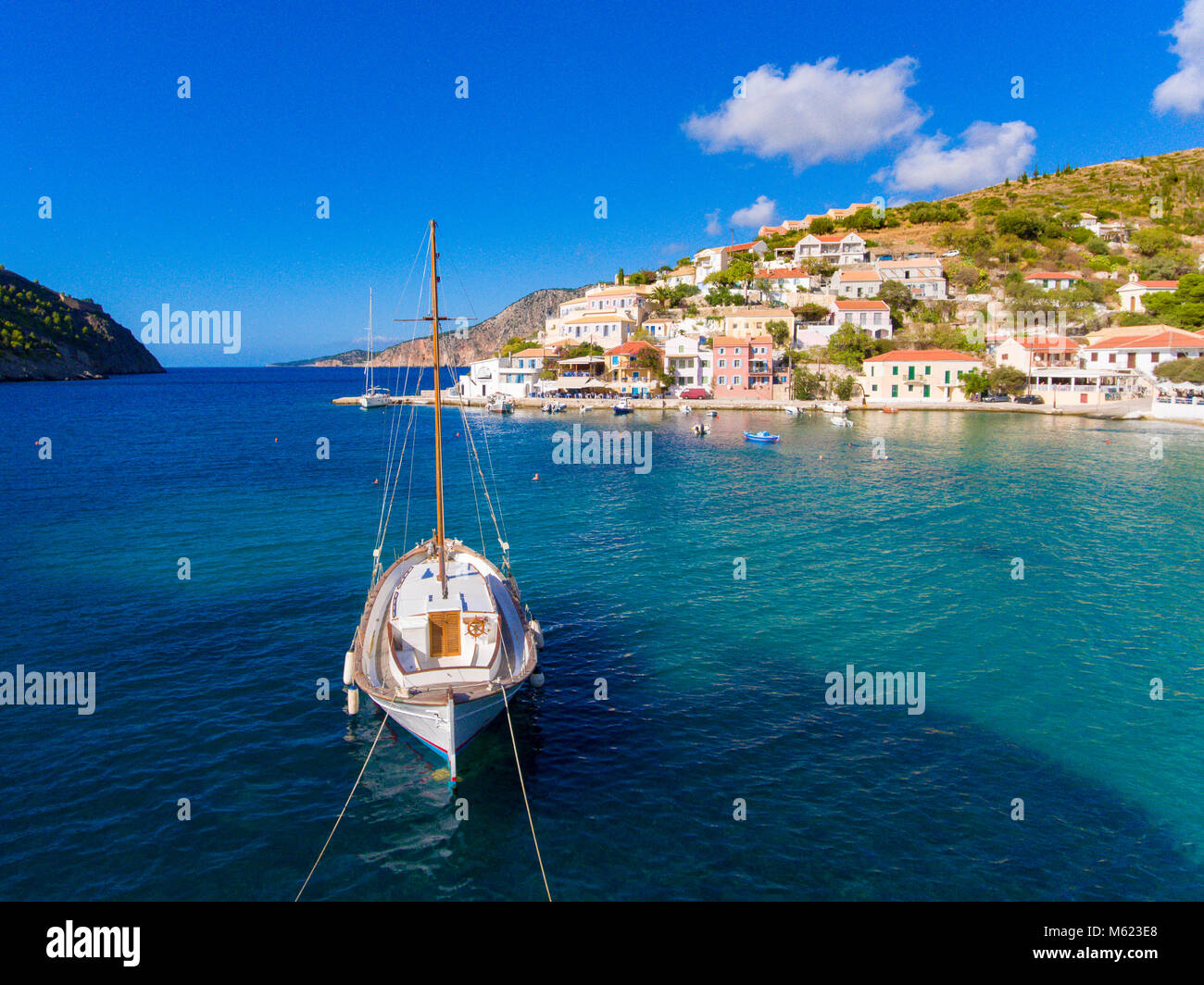 Assos Cephalonia Greece Stock Photo - Alamy