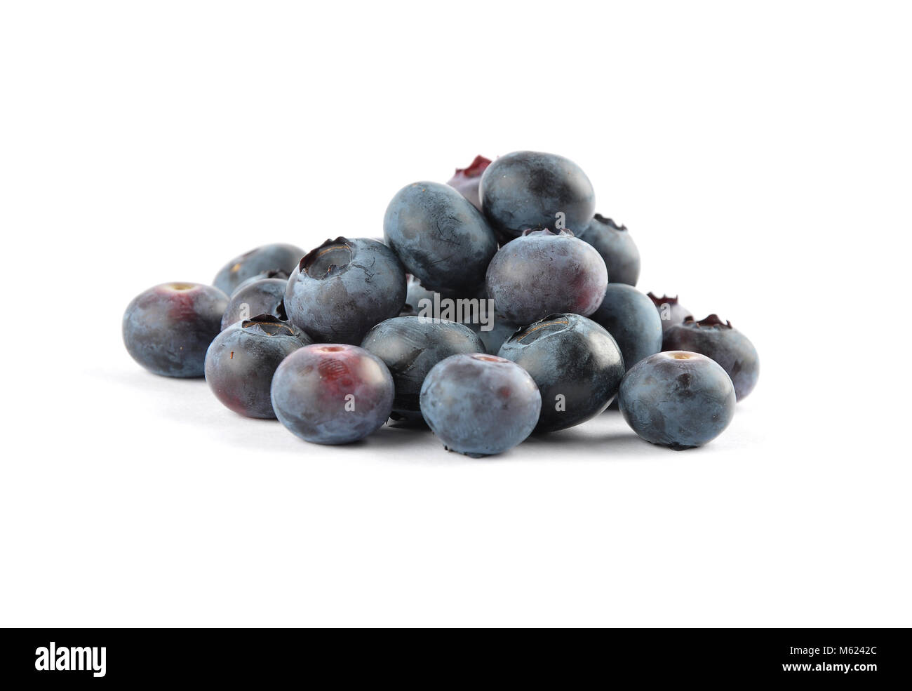 Highbush blueberry on white Stock Photo - Alamy