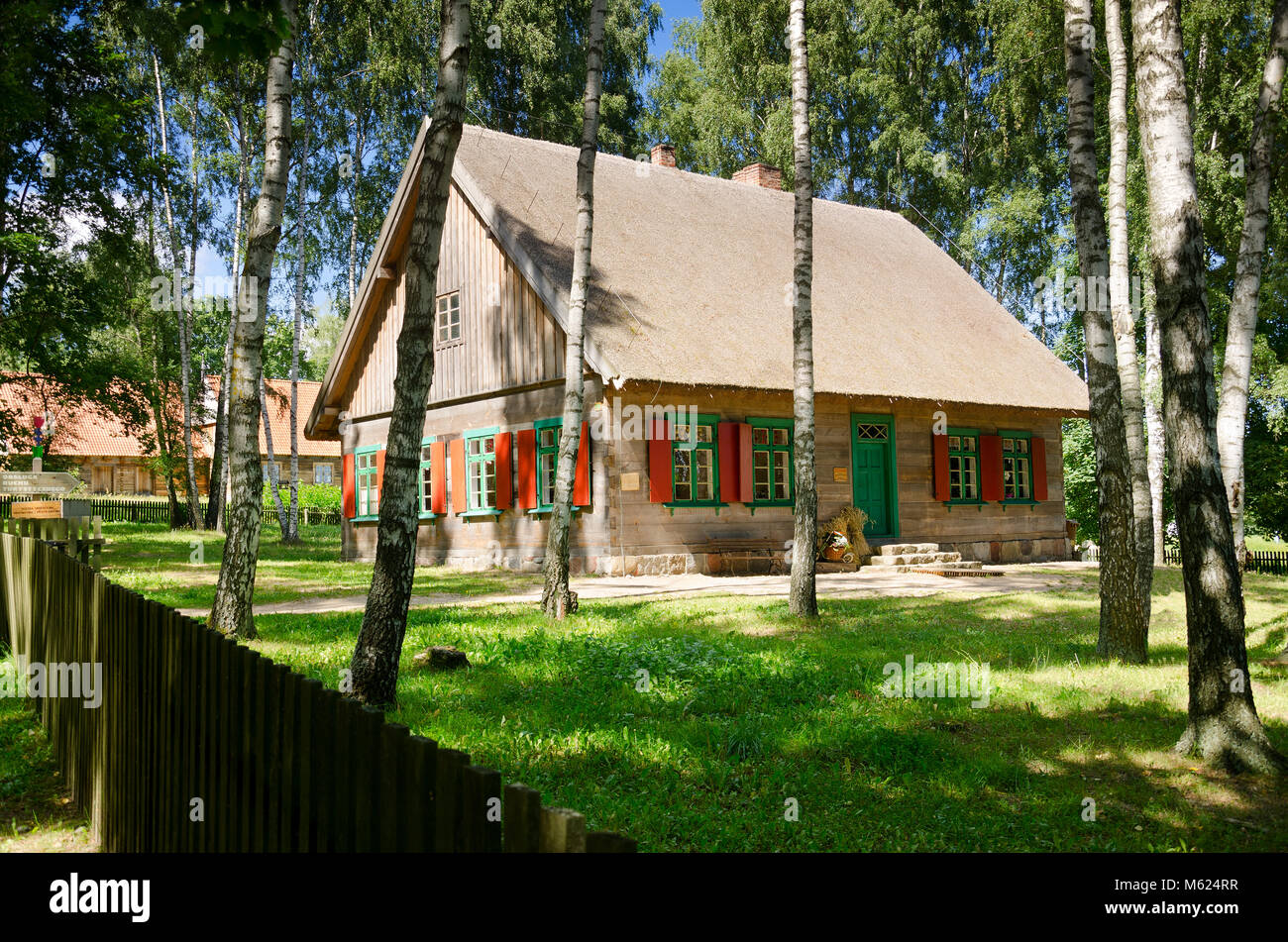 Museum of folk architecture, ethnographic park, vintage rural school ...