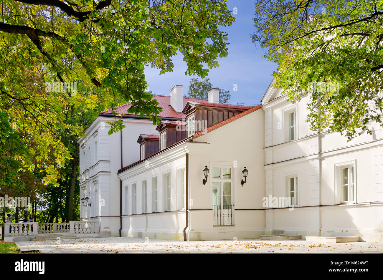 White Mansion, Kazimierz Pulaski place of birth. Warka, Masovia ...