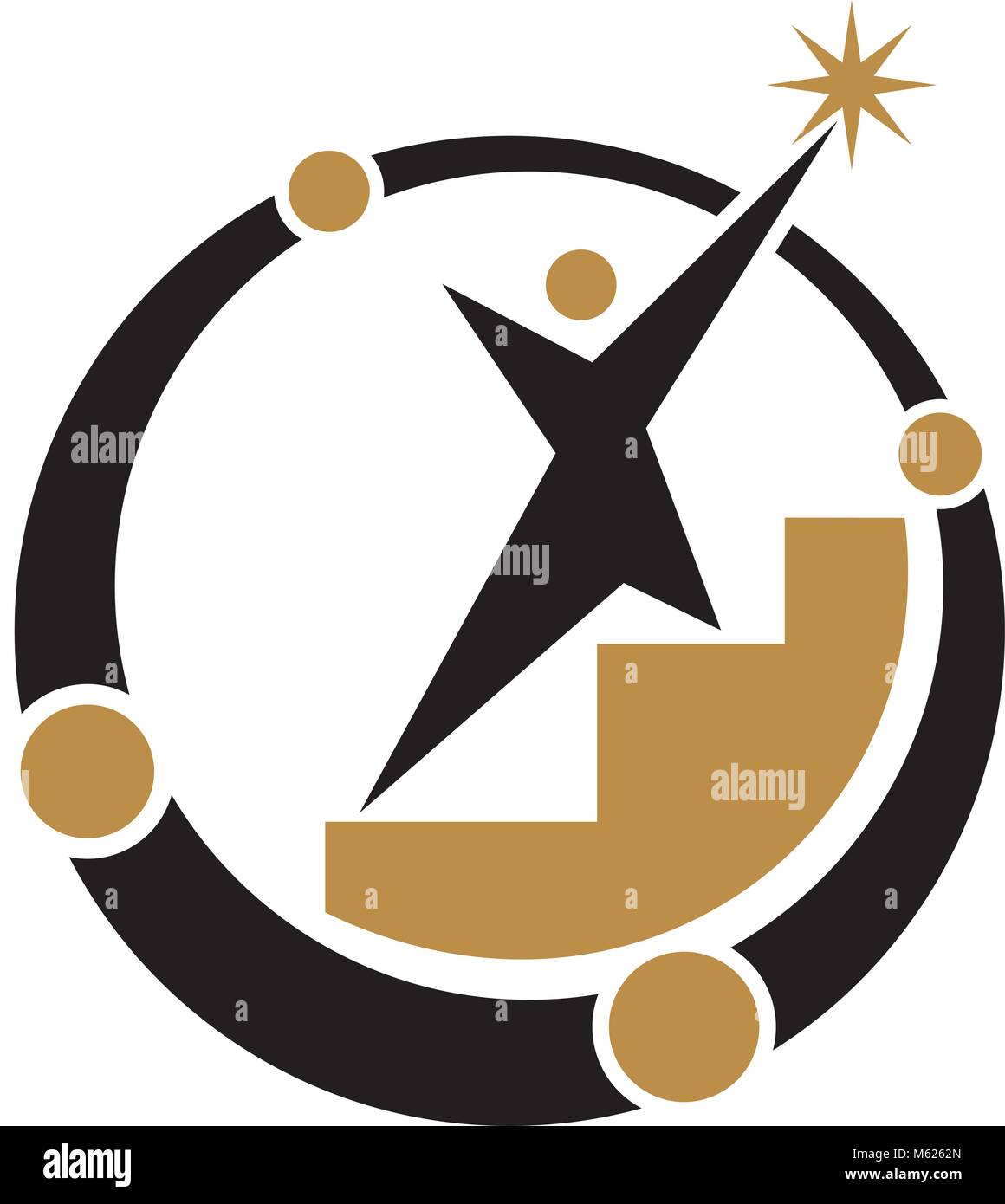 Leadership Abstract Logo Design Template Vector Stock Vector Image ...