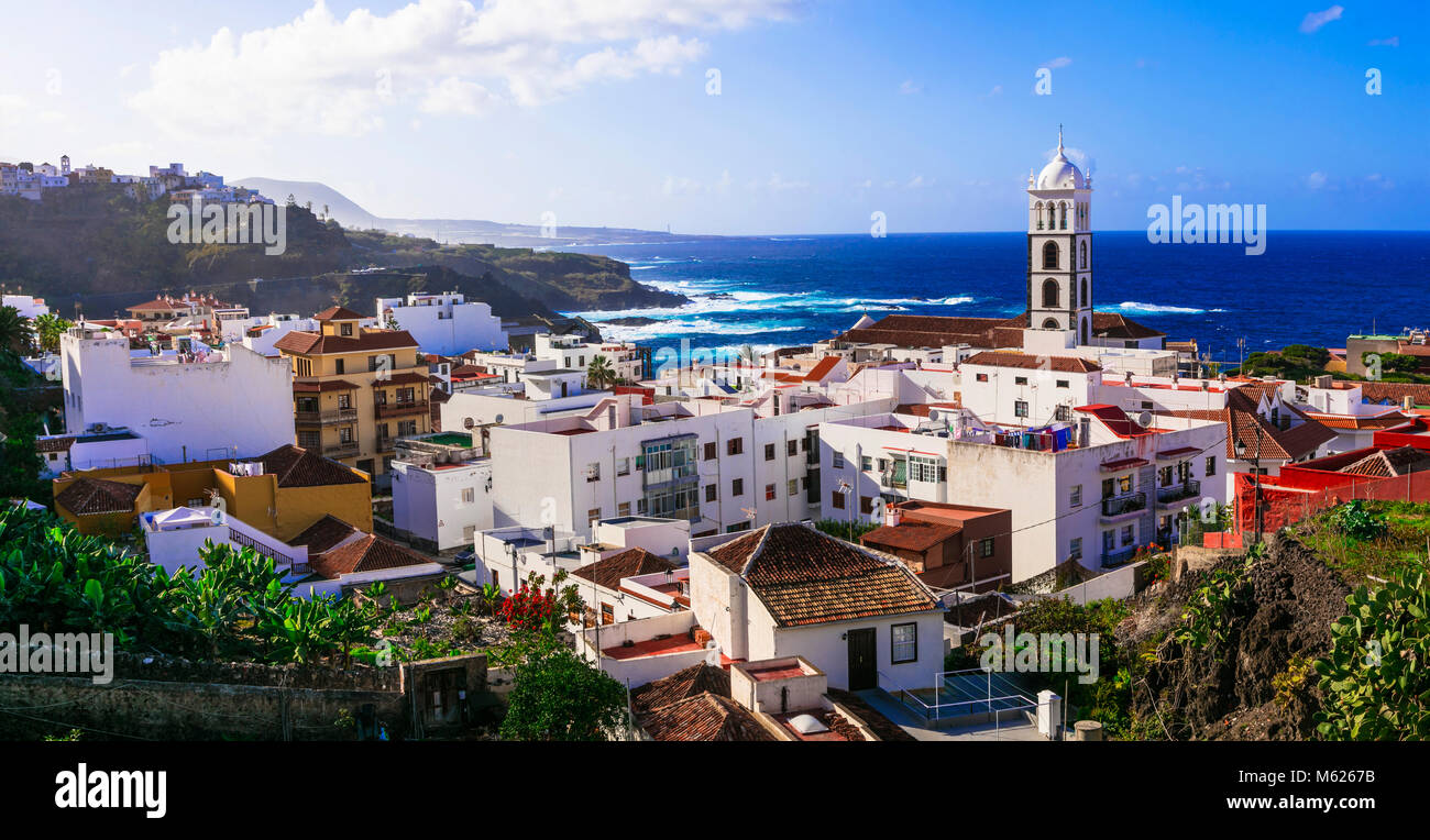 Beautiful Garachico village,Tenerife island,Spain Stock Photo - Alamy