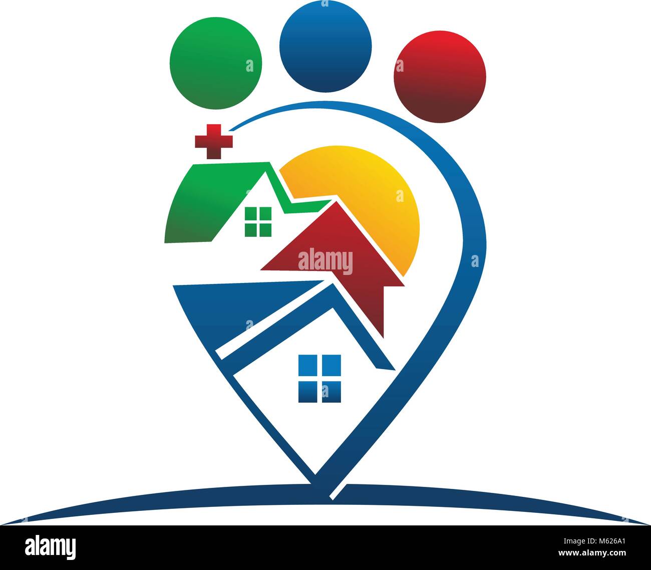 Real Estate Team Stock Vector Image & Art - Alamy