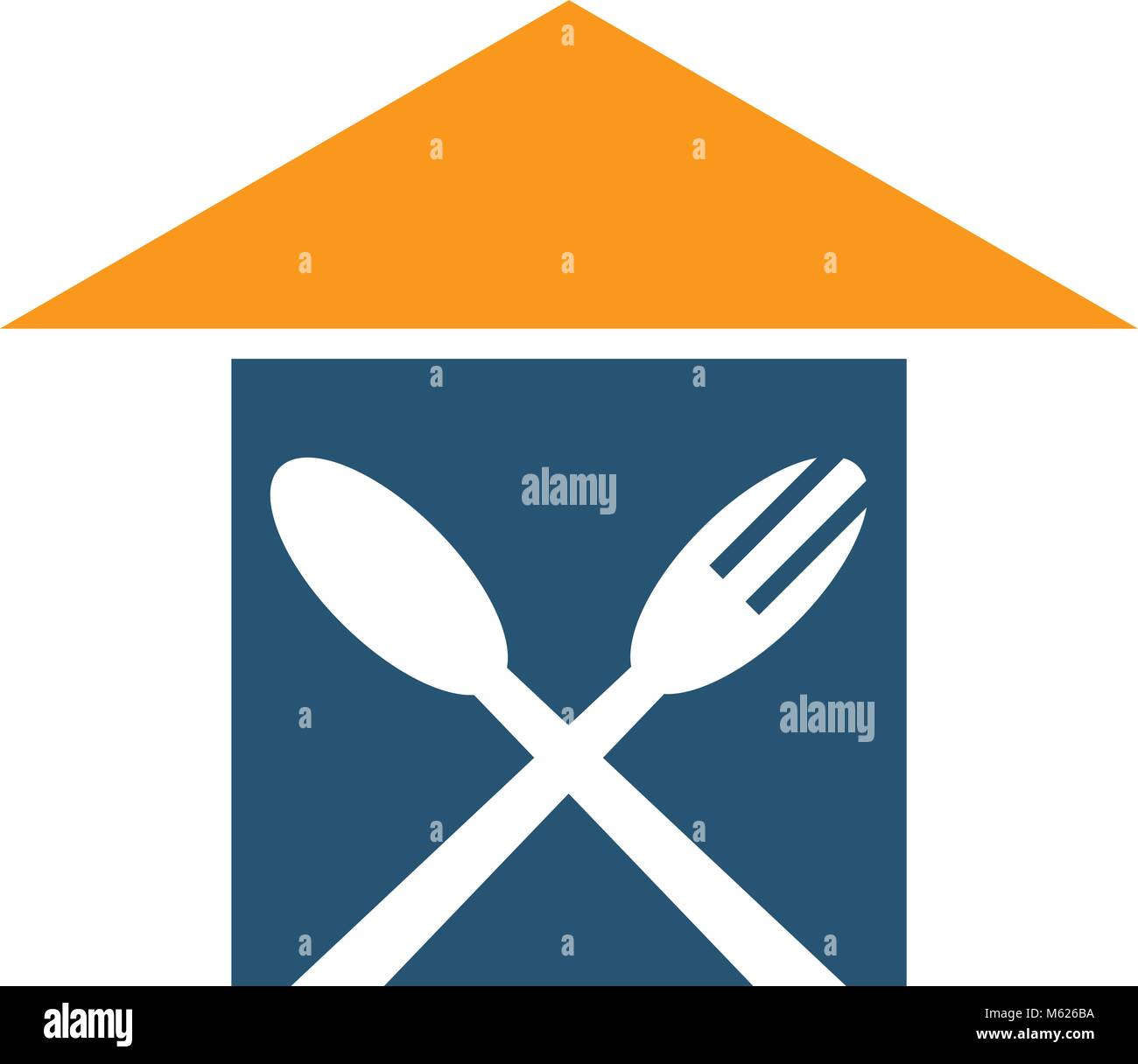 Home Restaurant Logo Design Template Vector Stock Vector Image & Art ...