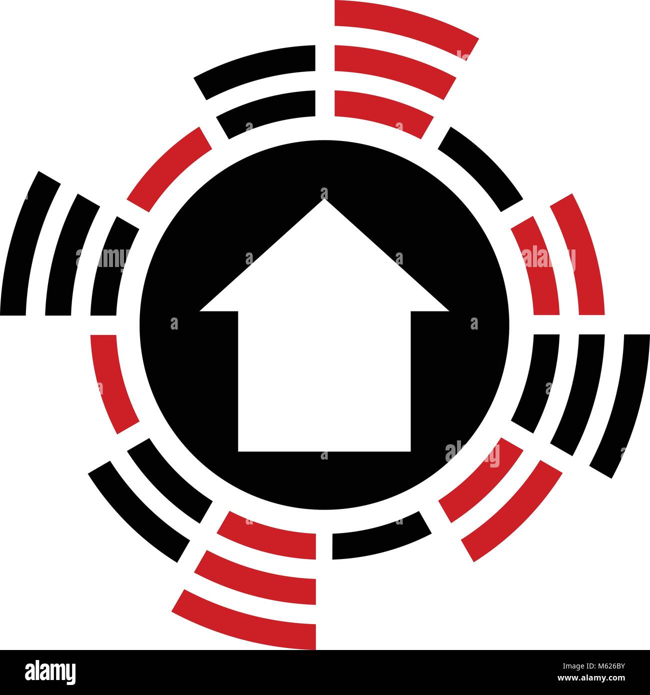Smart home signal logo hi-res stock photography and images - Alamy