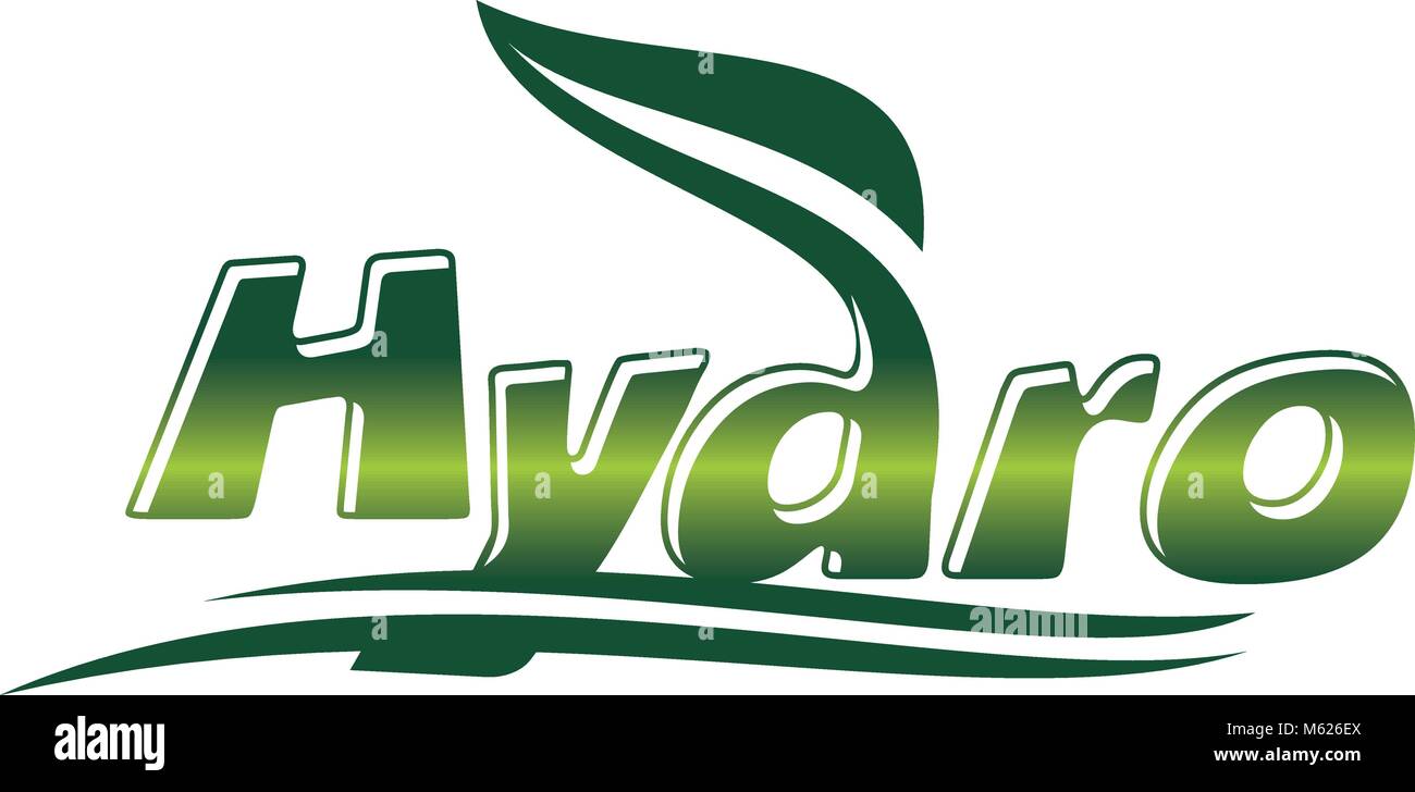 Hydro Pops Letter Emblem Stock Vector Image & Art - Alamy