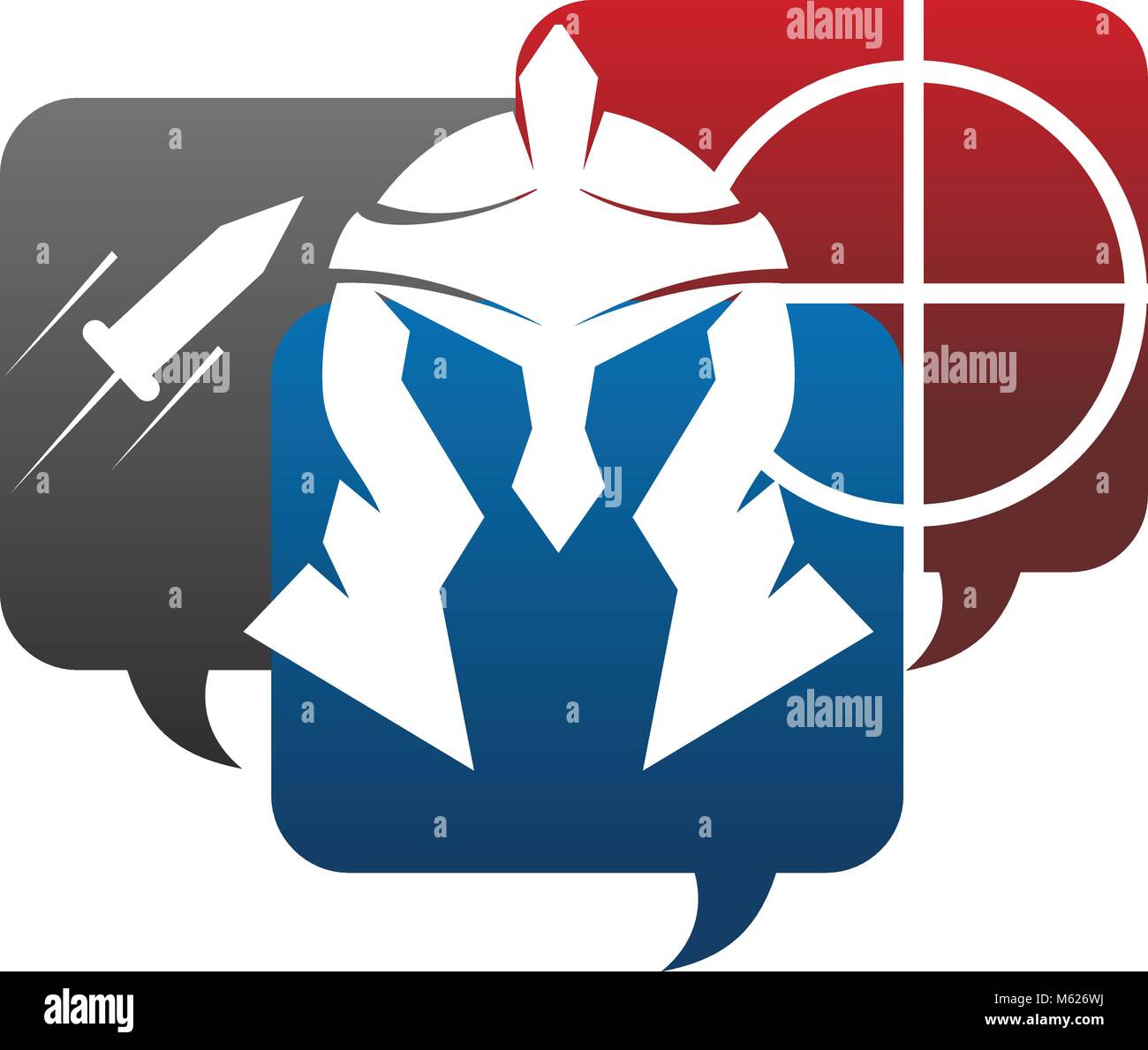 Helmet Warrior Logo Design Template Vector Stock Vector Image & Art - Alamy
