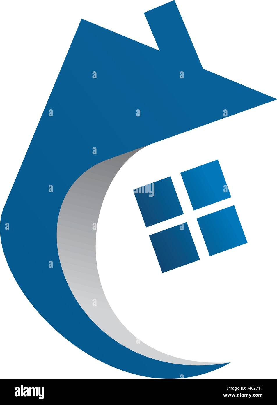 Home Solutions Logo Design Template Vector Stock Vector Image & Art - Alamy